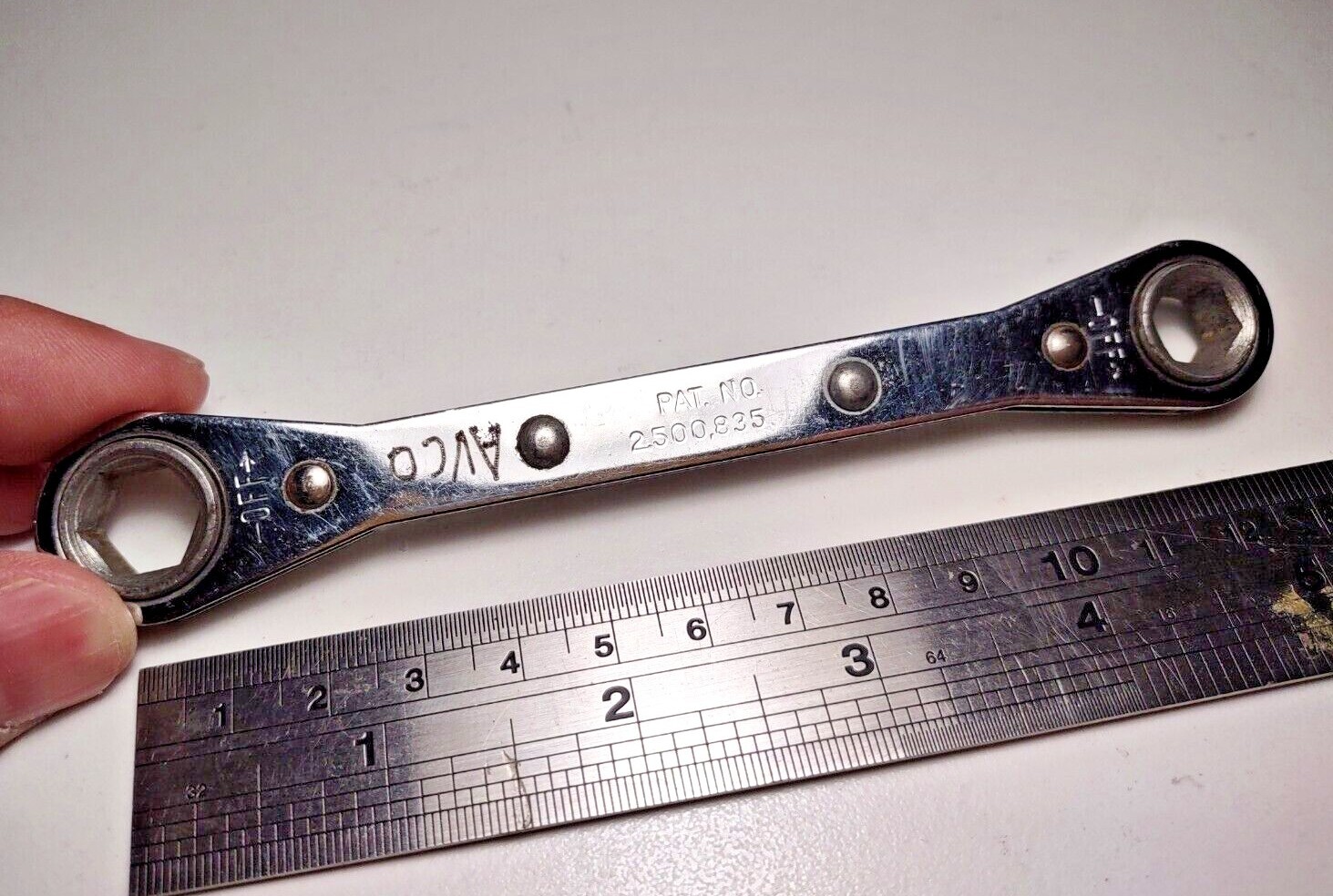 NICE WRENCH!! Williams RB-1214 Ratcheting 6 point Box end Wrench 3/8" X ...