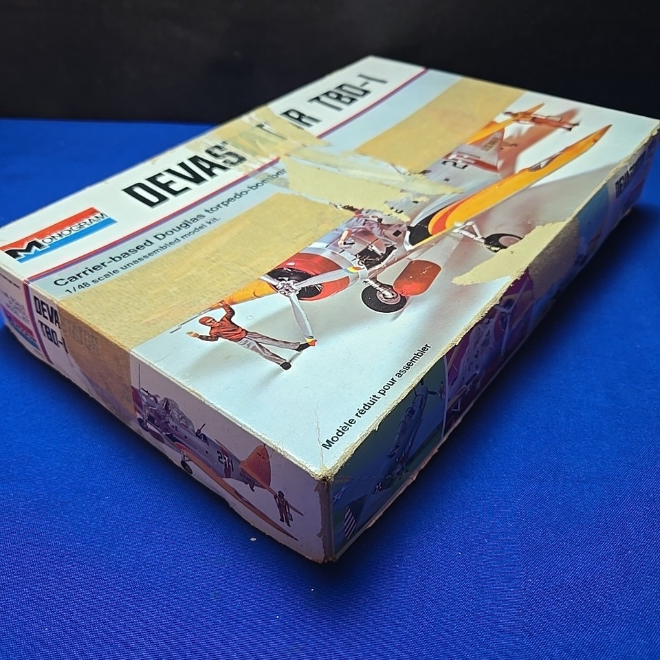 1/48 Monogram DEVASTATOR TBD-1 US Navy Douglas Torpedo Bomber No DECALS ...