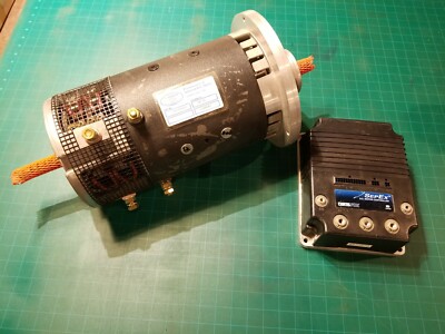 WEMOCO 24/36 Volt Traction Motor 00-95206 with used Curtis 1244-4427 | eBay