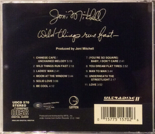 Joni Mitchell - Wild Things Run Fast MFSL CD | eBay