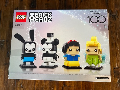 LEGO Disney 100th Celebration BrickHeadz 40622 Tinkerbell Snow White ...