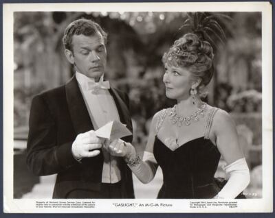 JOSEPH COTTEN & HEATHER THATCHER English actress GASLIGHT 1944 Orig ...