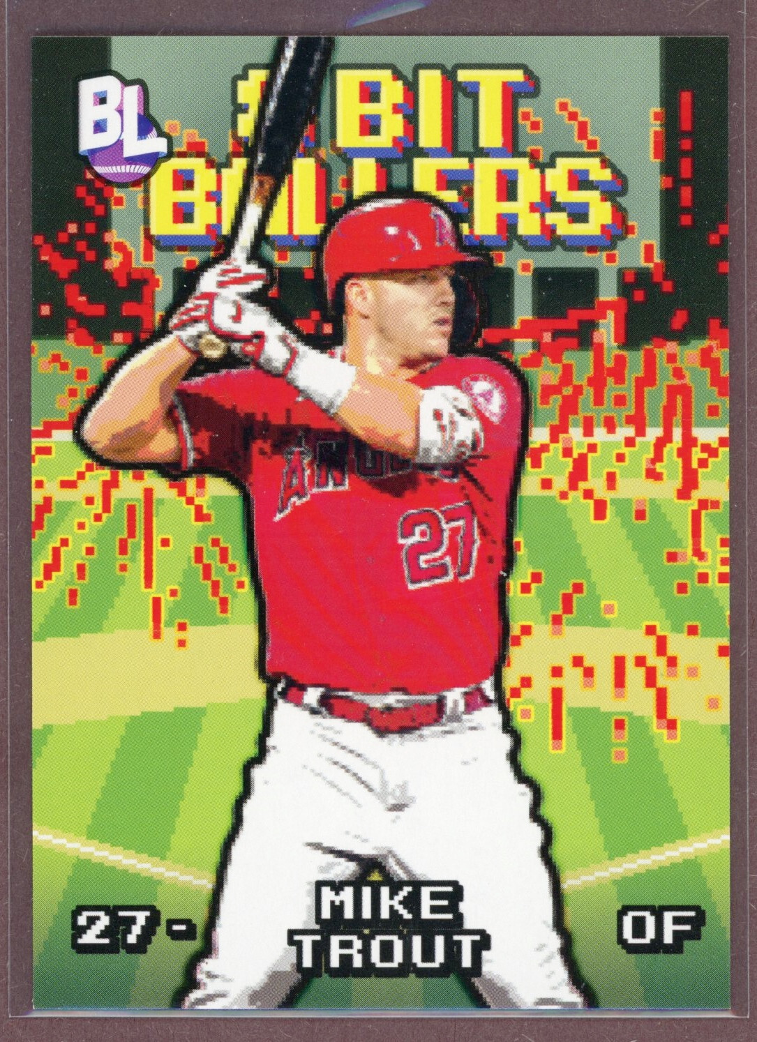 2023 Topps Big League Baseball 8 Bit Ballers #2 Mike Trout (Angels) | eBay
