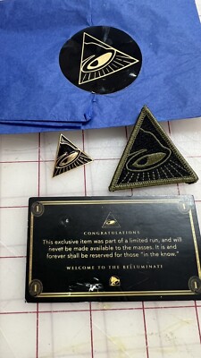 Taco Bell Hat Pin lapel patch belluminati illuminati Promotion Baja | eBay