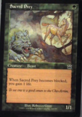 Sacred Prey - Mercadian Masques: #268, Magic: The Gathering Nm R131 | eBay
