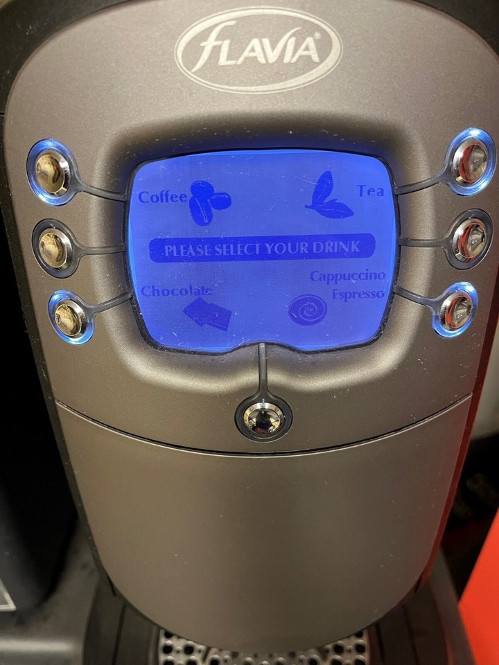 Flavia 400 Coffee Machine WITH 12 DRAW DRINKS HOLDER & CABINET / BASE ...