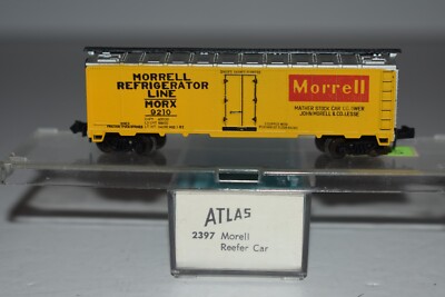 N Scale Atlas Morrell 40' Single Door Reefer 9210 C36568 | eBay