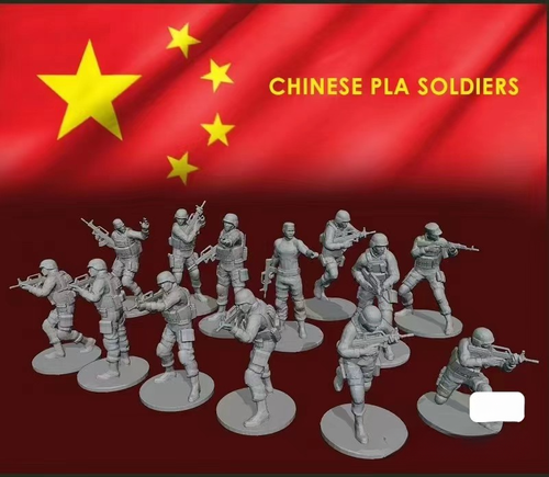 Chinese Pla 13 Soldiers Full Set 1/35th Resin Printed | eBay