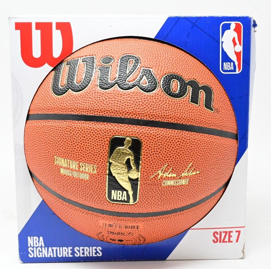 Wilson Signature Series Indoor/Outdoor NBA Basketball Size 7 ...