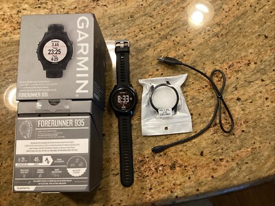 Garmin Forerunner 935 Running GPS Watch - Black, With Box! | eBay