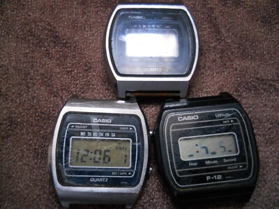 Casio 500 F-12/Casio 54QS-19/Casio 58-S005 Not Work For Parts Or Repair ...