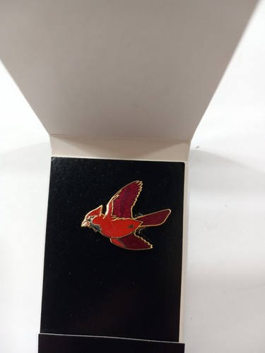 Vintage Wm Spear Enamel Cardinal Bird Pin New | eBay