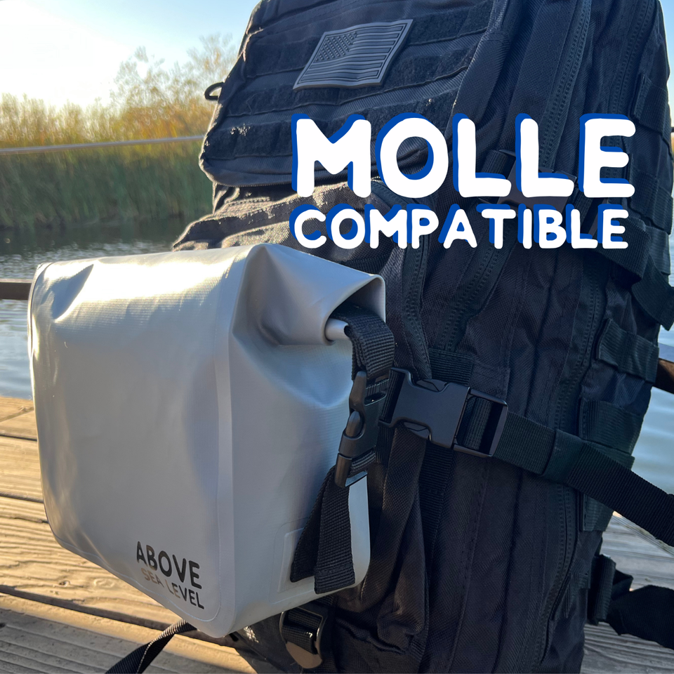 Molle Dry Bag Attaches to Soft YETI Cooler Bags or Backpacks Your New ...
