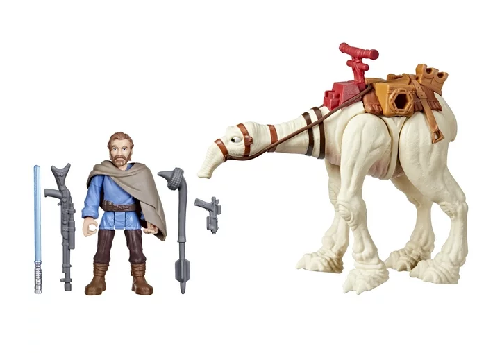 Star Wars Mission Fleet Tatooine Trek, Ben Kenobi mit Eopie, 2,5 Zoll ...