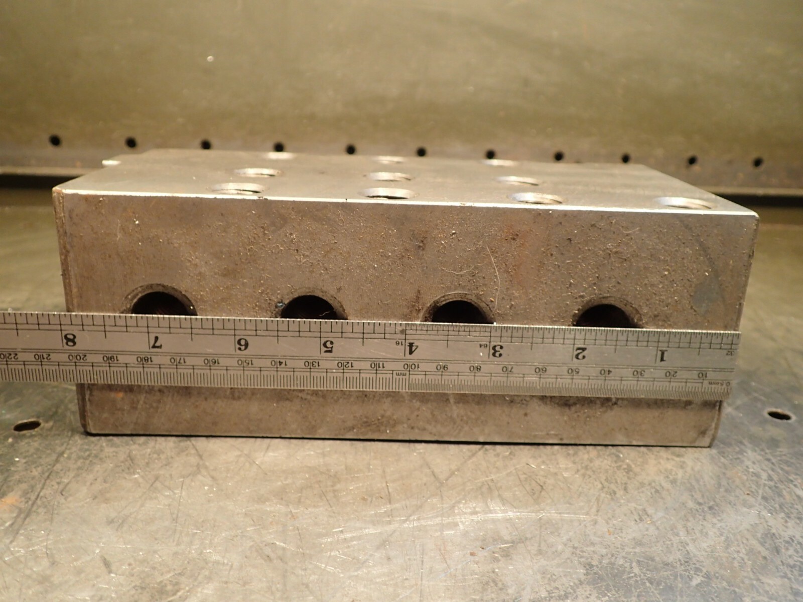 8" h x 3-7/8" x 3" CNC Workholding Riser Column Tombstone Block: 3/4 ...