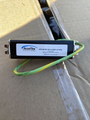 ACCELTEX ATS-SS-70V-5KA-1GBPS-AT-WM ETHERNET SURGE SUPPRESSOR | eBay