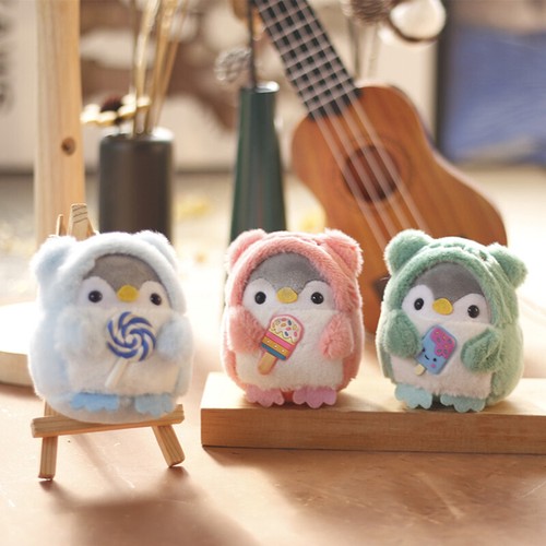 Cartoon Lollipop Penguin Plush Dolls Toys Key Ring Bag Pendant ...