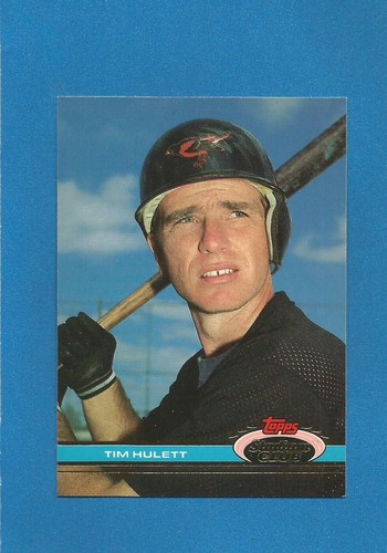 Tim Hulett 1991 Topps Stadium Club MLB Baseball #517 (MINT) Baltimore ...