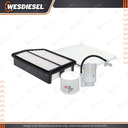 Sakura Oil OEM Air Fuel Cabin Filter Kit fits Hyundai i30 GD G4NB 4Cyl ...