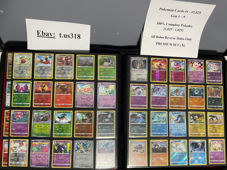 ⭐ Pokemon #1-1025 |ALL HOLOS/REVERSE HOLOS ONLY 100% Complete Cards ...