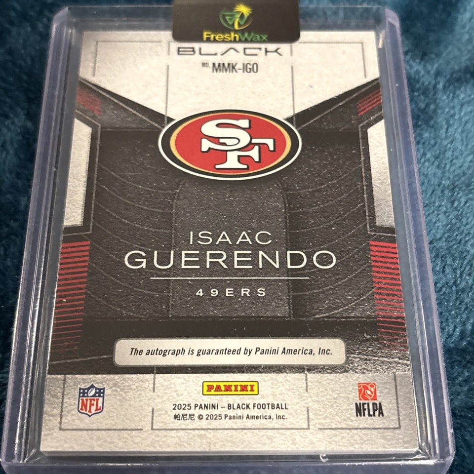 2025 Panini Black Metallic Mark Isaac Guerendo Auto /10 | eBay UK