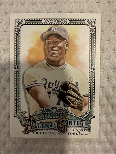 2025 Topps Allen & Ginter Baseball #18 Bo Jackson, Kansas City Royals ...