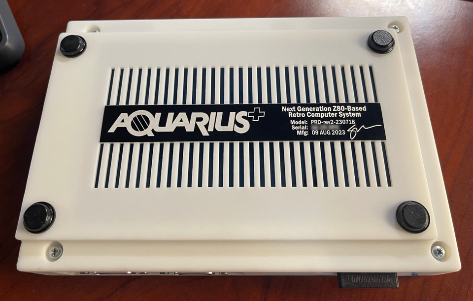 NEW Aquarius+ Computer Signature Edition - Z80-Based 8Bit Retro System ...