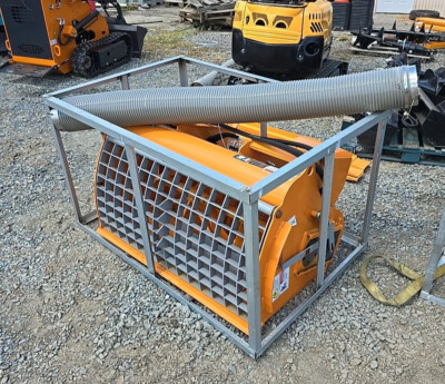 Concrete Cement Mixer Double Dual Side Discharge Skid Steer Loader ...