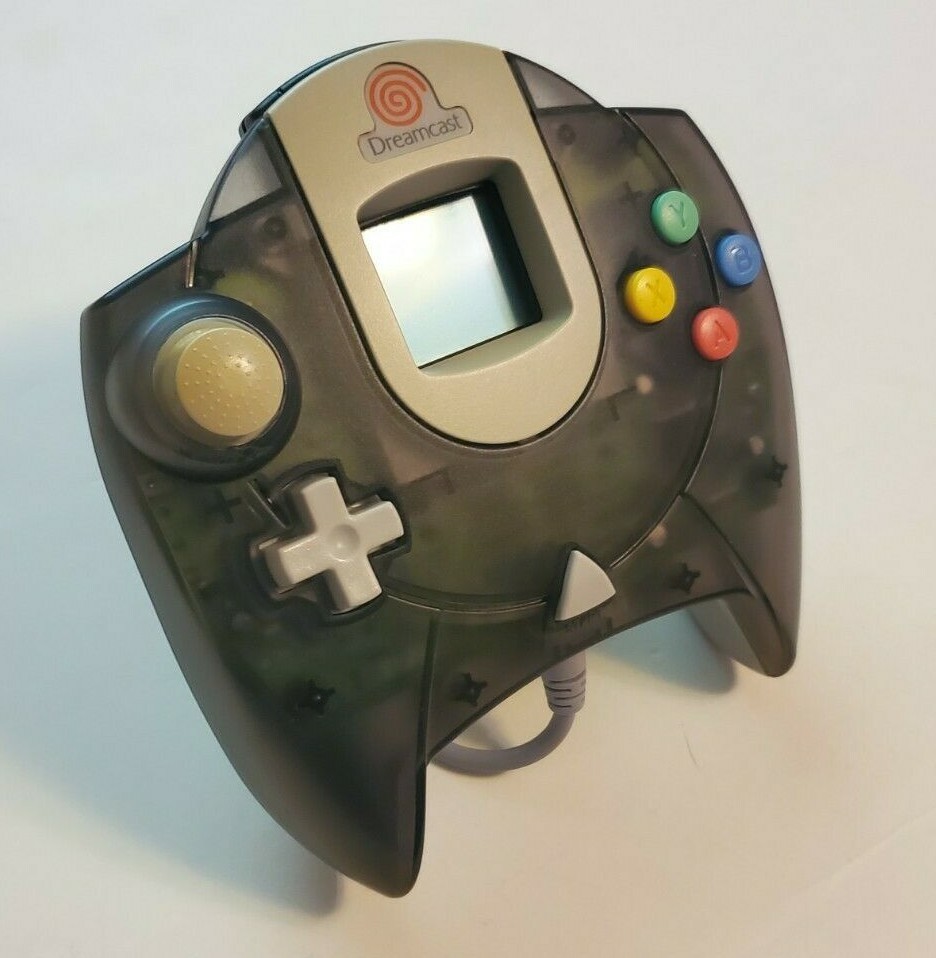 OFFICIAL OEM Sega Dreamcast Smoke Gray Remote Controller & VMU w/ New ...