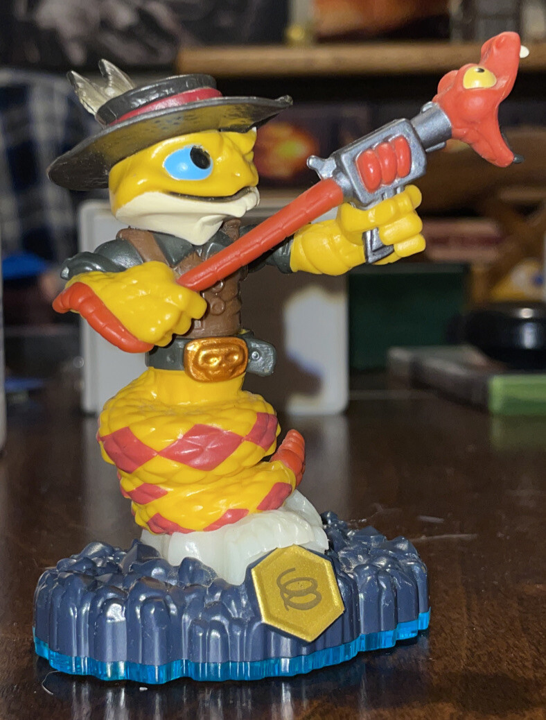 Skylanders SWAP FORCE Character Figure: RATTLE SHAKE | Swappable | Blue ...