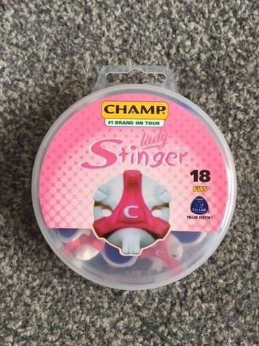 CHAMP LADY STINGER SOFT SPIKES Tri-LOK SYSTEM ( 1 x Pack of 18 Soft ...