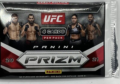 2021 Panini Prizm UFC Retail Pack - New and Factory Sealed! | eBay
