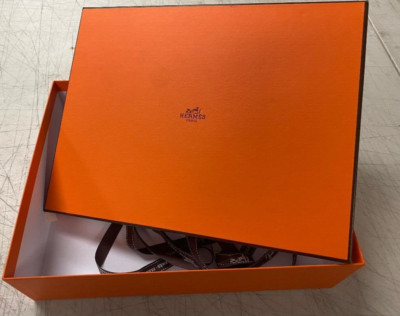 HERMES EMPTY BOX 100% ORIGINAL 11,25" X 9" X 3" | eBay