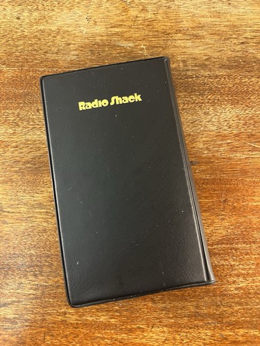 Radio Shack Vintage Solar Powered Calculator EC-443 with Black Case ...