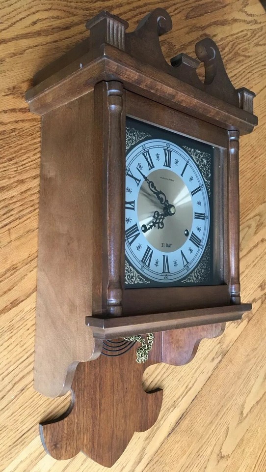 VINTAGE HAMILTON 31 DAY WALL CLOCK MANUAL | eBay
