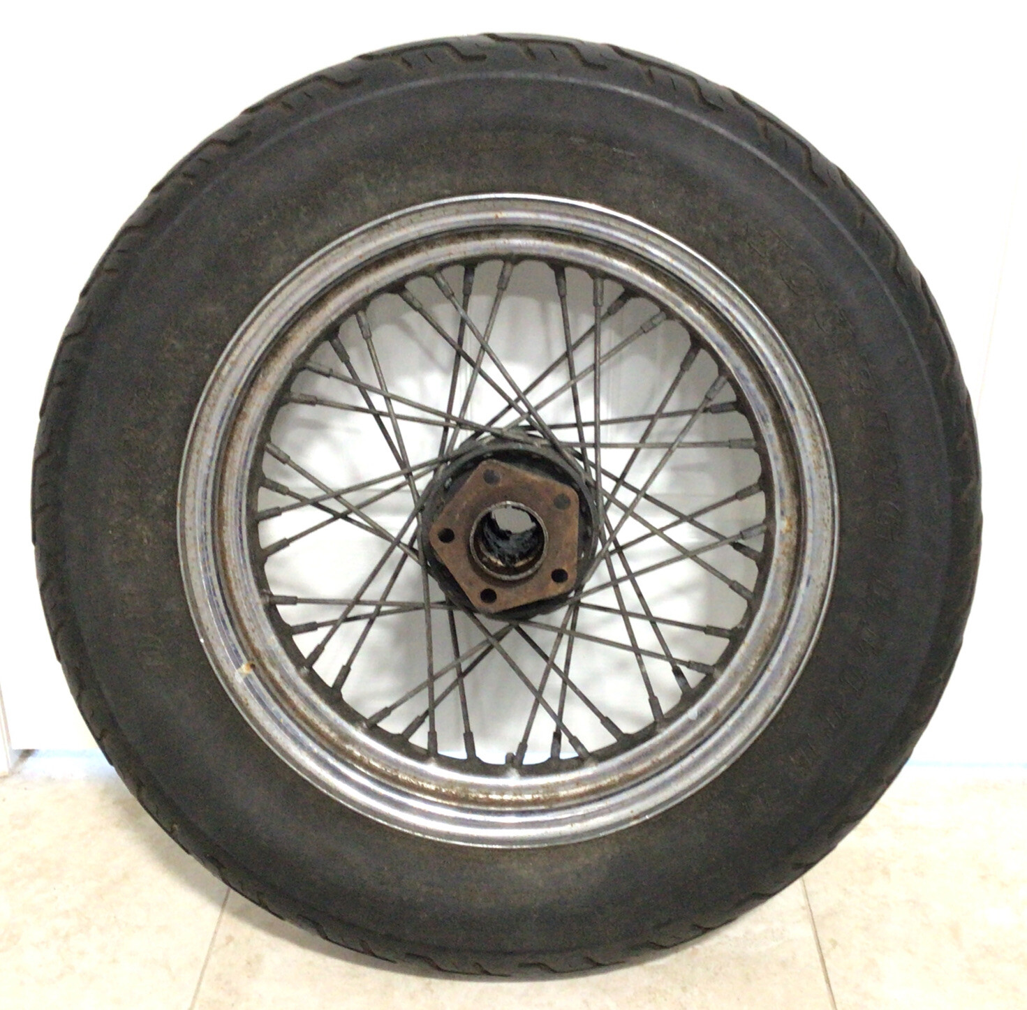 Harley Davidson Softail Heritage Classic Chrome Laced Rear Wheel Rim 16 ...