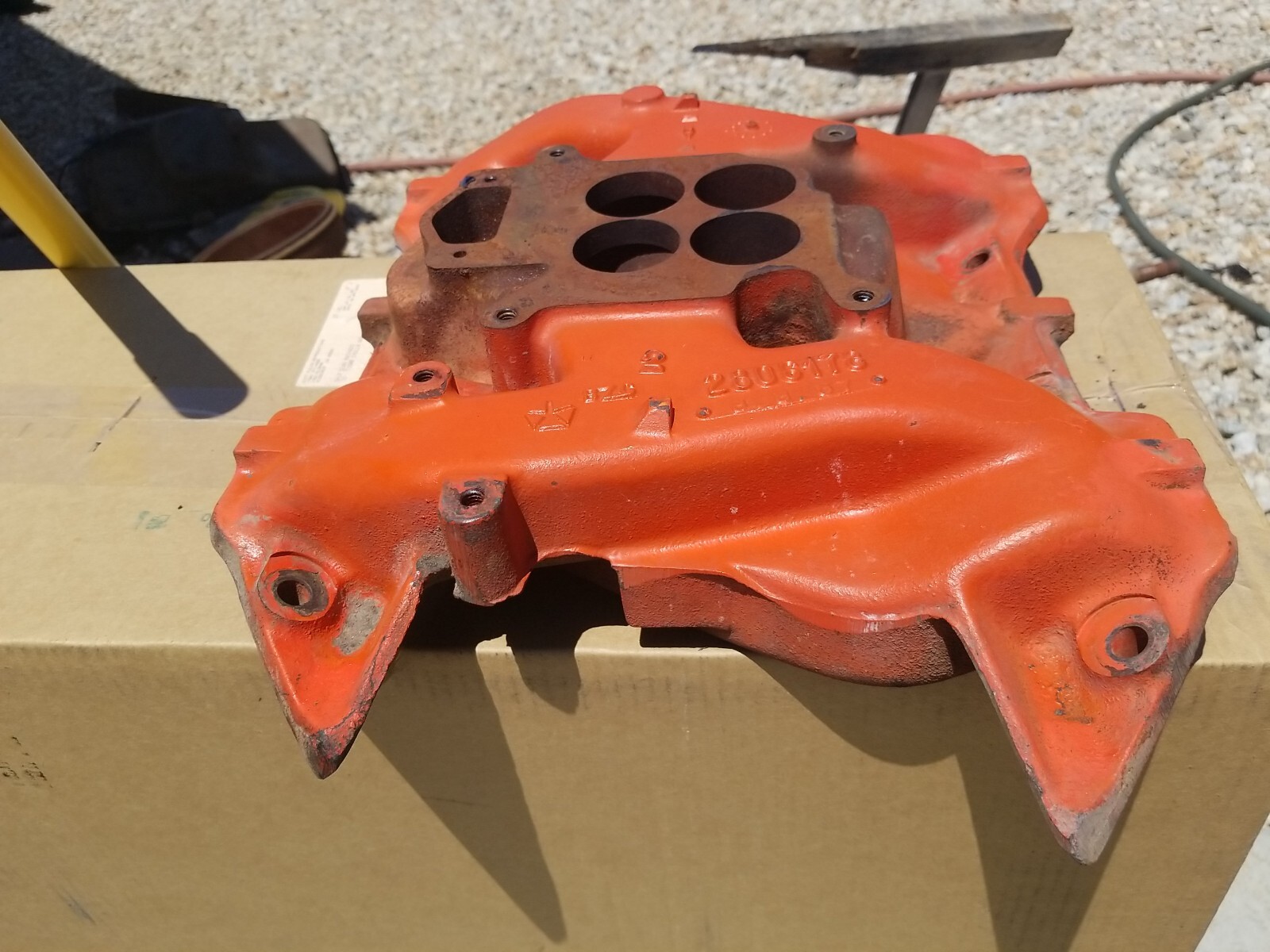 1967 1968 1969 DODGE PLYMOUTH 440 MAGNUM INTAKE MANIFOLD MOPAR 2806178 ...