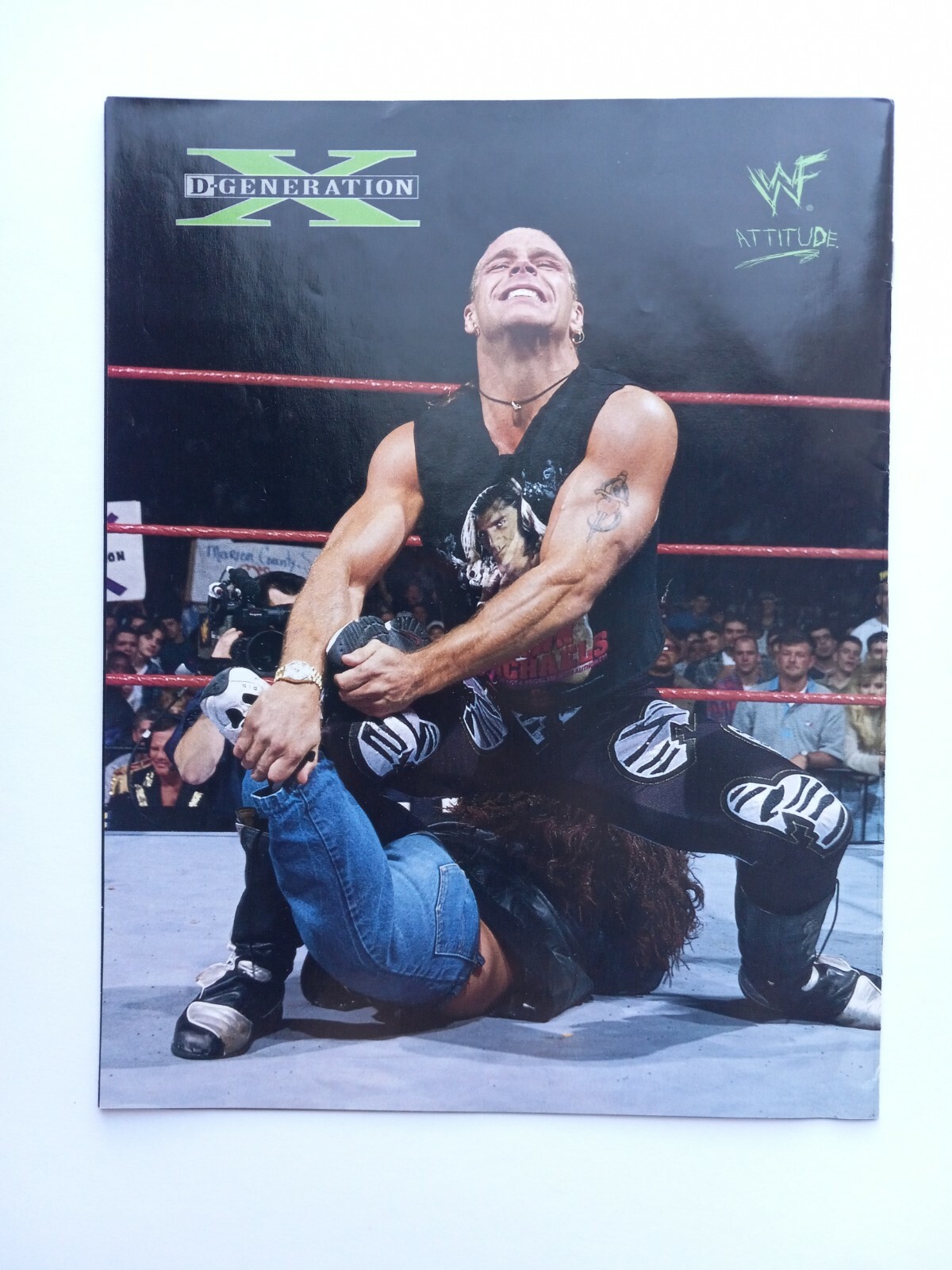 WWF Program 246 DX HBK HHH w/ lineup sheet March 2, 1998 Gund Arena ...