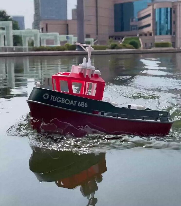 RC TOY Tug Boat with Remote Controller 1:72 342mm RC Model Ship | eBay