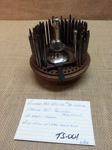 Antique Revolving K&D Special #78 Watch Maker Staking Set | eBay