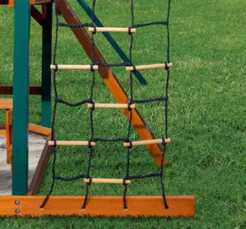 Kids Heavy Duty Braided Nylon Cargo Climbing Net for Playground 30 x 96 ...