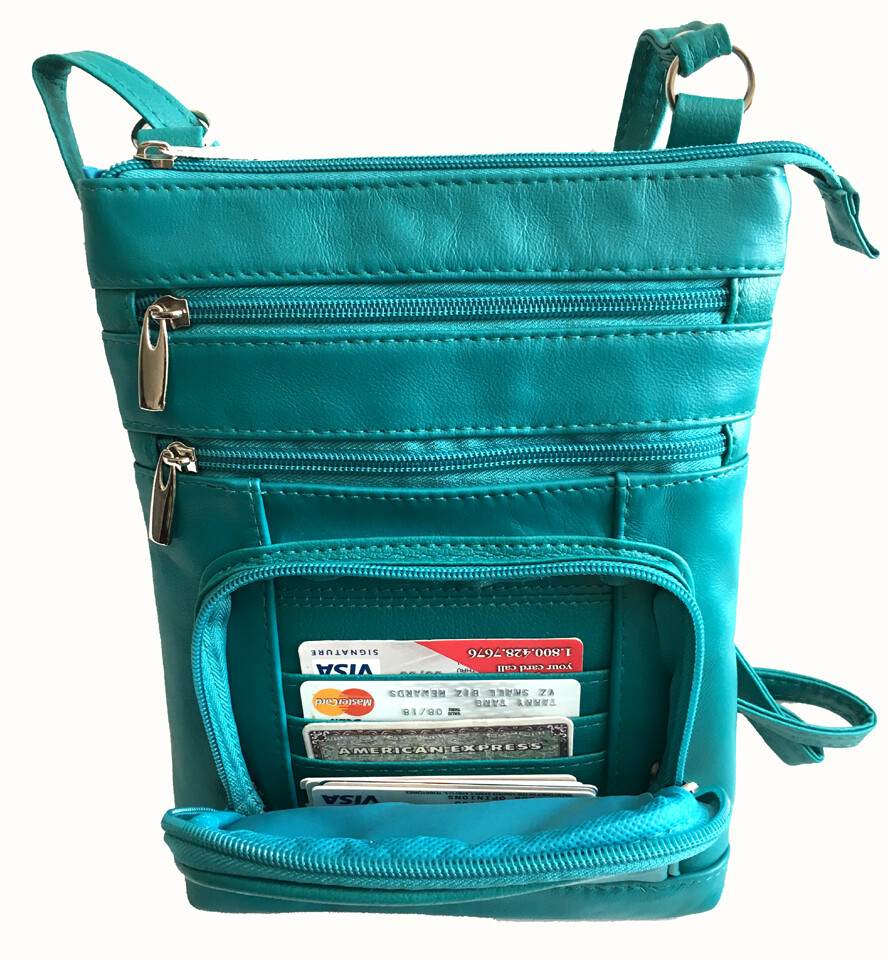 Real Leather Shoulder Bag Handbag Purse Cross Body Organizer Smart ...