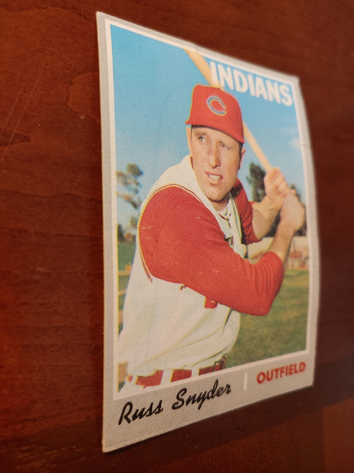 1970 Topps Russ Snyder #347 Cleveland Indians | eBay