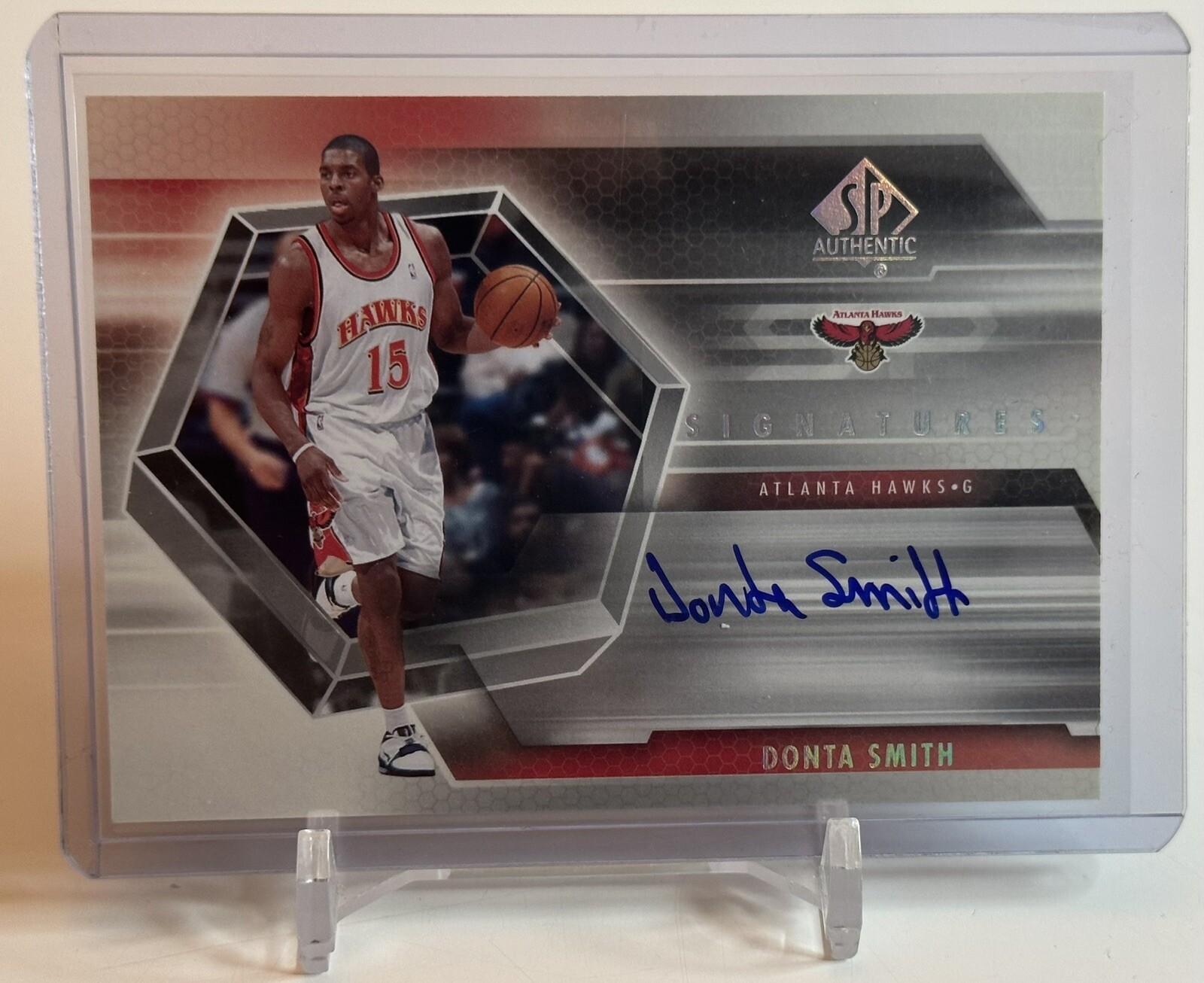 2004-05 SP Authentic Signatures Donta Smith Atlanta Hawks Autograph ...