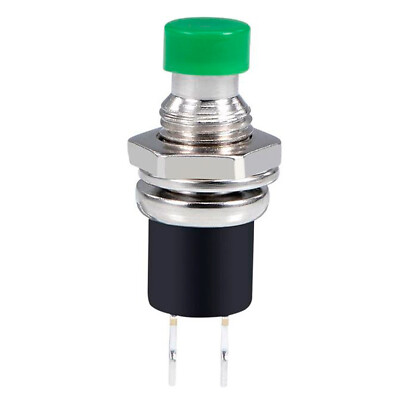 PULSANTE MOMENTANEO DA PANNELLO 6mm NORMALMENTE APERTO 1P1T - 2 PEZZI ...