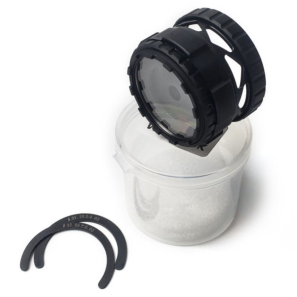 Metal NVG Scope Cap with Adjustable Iris Aperture For PVS31 Objective ...