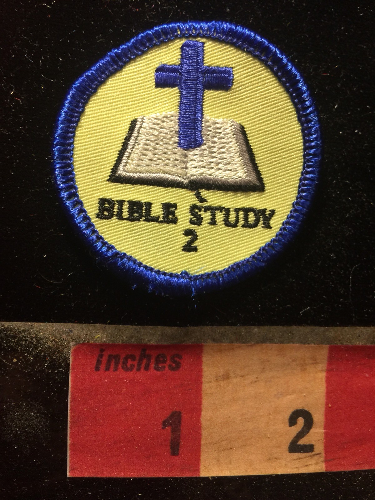 Christian BIBLE STUDY 2 - Cross & Holy Bible Patch 81D5 | eBay