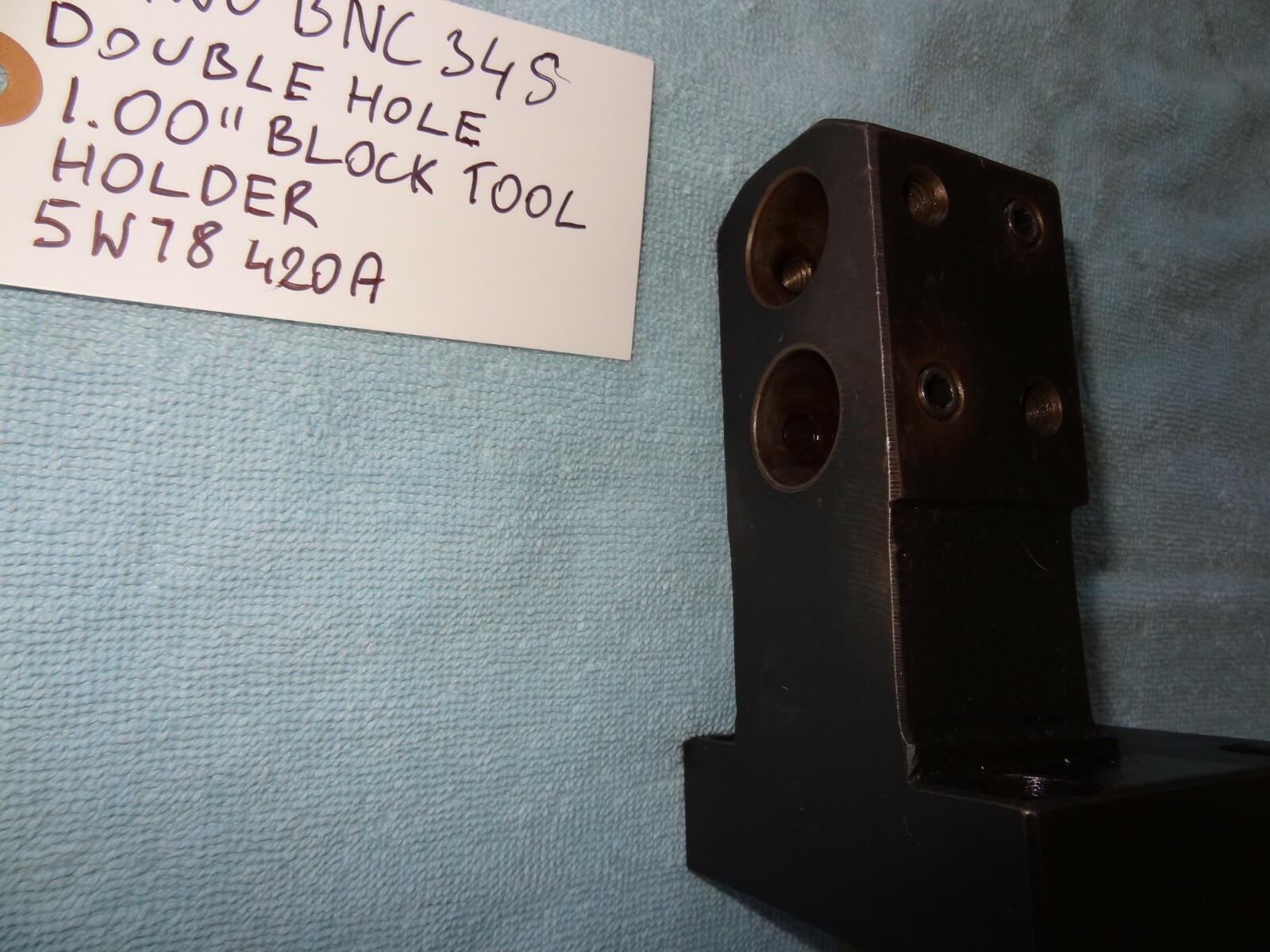 MIYANO BNC34S DOUBLE HOLE 1.00" BLOCK TOOL HOLDER 5W78 420A | eBay