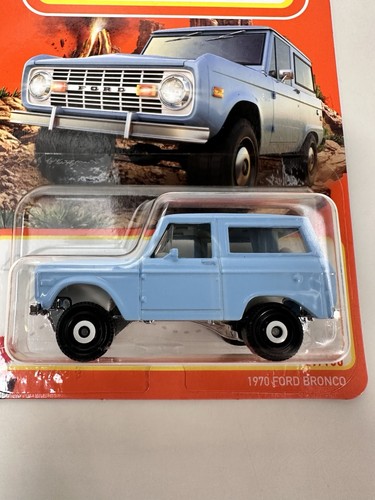Matchbox 1970 Ford Bronco Light Baby Blue & White #29 2024 Metal 1:64 ...