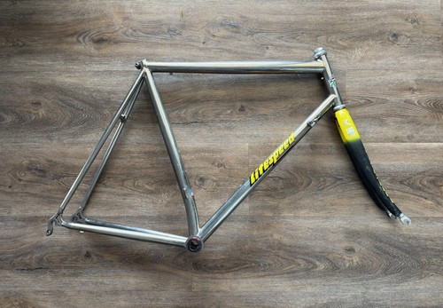 Litespeed Ultimate Polished Titanium Road Bike Frameset Carbon Fork ...